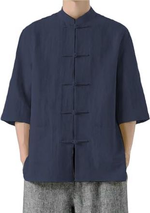 Generic Uwdiohq Destockage Mes Commandes Chemise Homme Manches Courtes Beige Noire Blanche Col Casse Chemisette Hawaienne Coton Bowling Année 50 Lin Manche Co