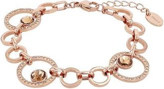 s.Oliver Bracelet en argent sterling 925/acier inoxydable pour femme, bracelet à motif, livré dans un coffret cadeau