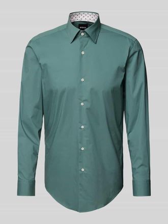 HUGO BOSS Regular Fit Business-Hemd mit Knopfleiste Modell Hank
