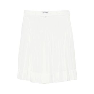 Low Classic LOW Classic, Femme, Jupes, Blanc, Taille: 38 FR Jupe Pliss&eacute;e