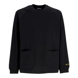 The Hundreds Lang&auml;rmeliges T-Shirt mit Rundhalsausschnitt - - Sweatshirts & Hoodies - Herren - Schwarzk - XL