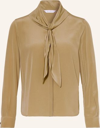 Max Mara Seidenbluse Dry gruen