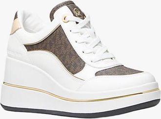 Michael Kors Baskets compens&eacute;es en cuir