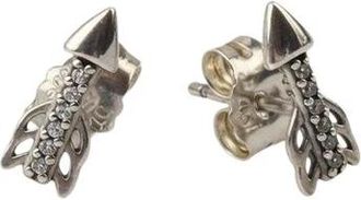 Pandora Funkelnde Pfeil-Ohrstecker - - Accessories - Damen - Grau - ONE SIZE