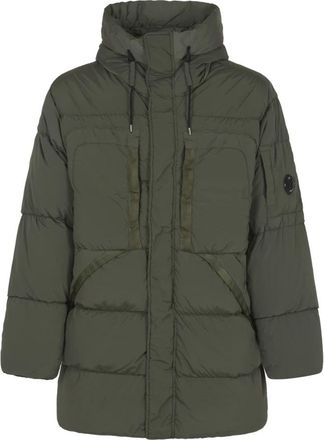 C.P. Company Lange Jacke f&uuml;r M&auml;nner - - Jackets - Herren - Gr&uuml;n - XL