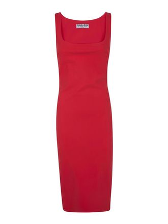 La Petite Robe Di Chiara Boni Robe Au Genou - Rouge