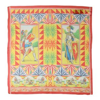 Dolce & Gabbana Foulard Carretto Print - Femme - Accessoires - Multicolore - Taille: ONE Size