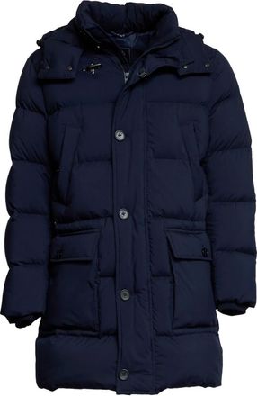 Fay Femme, Manteaux, Bleu, Taille: 44 FR Parka Rembourrée