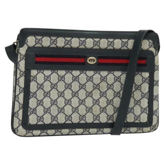 Gucci Pre-owned Cuir sacs-gucci - Femme - Pre-owned - Bleu - Taille: ONE Size