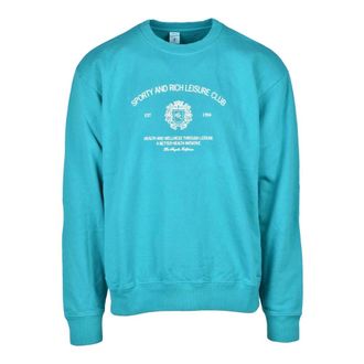 Sporty & Rich Herren, Sweatshirts & Hoodies, Blau, SGr&ouml;&szlig;e