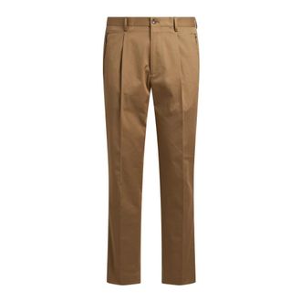 Etro Stretch Baumwoll-Gabardine Hose - - Trousers - Herren - Beige - M