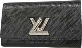Louis Vuitton unisex, Pre-owned, Noir, Taille: ONE Size Portefeuille en tissu Pre-owned