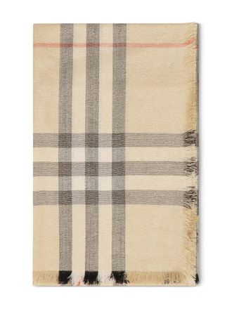 Burberry écharpe en laine à effet métallisé - Tons neutres