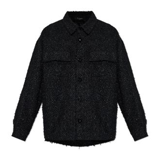 Balmain Tweedjacke mit Lurexfaden - - Jackets - Herren - Schwarzk - 2XL