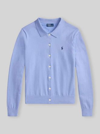 Polo Ralph Lauren Regular Fit Strickjacke aus Baumwoll-Mix