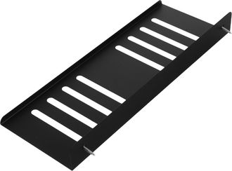 Soimiss Schwebendes Wandregal aus Langlebigem Carbonstahl Modernes Wandmontiertes Aufbewahrungsregal mit Stilvollem Mattschwarzem Finish Platzsparend für Bad 