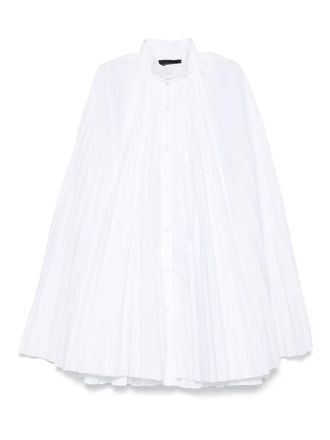 Giovanni Bedin Kleid mit Stehkragen - Wei&szlig;