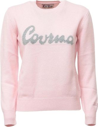 MC2 Saint Barth New Queen Rundhals-Strickpullover - - Knitwear - Damen - Rosa - S