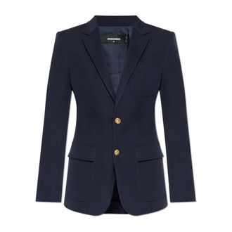 Dsquared2 Wollblazer - - Jackets - Damen - Blau - 2XS