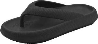 Generico Tongs pour femme, homme, piscine, maison, plateforme dété, chaussons de douche, bain souples, sandales unisexes, plage antidérapantes, tongs confortab