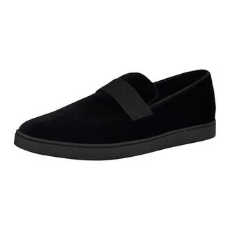 Calvin Klein Homme Fayze Semelle de Mocassin, Black Velvet 001, 44 EU
