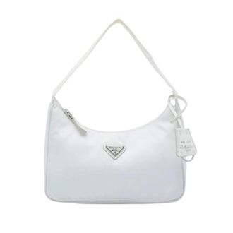 Prada Sac bandouli&egrave;re en nylon Pre-owned - Femme - Pre-owned - Blanc - Taille: ONE Size