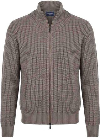 Drumohr Cardigan - Taupe
