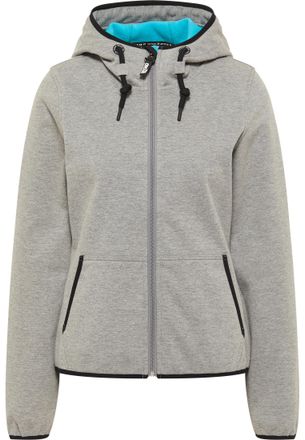 Mymo Funktionsjacke Damen grau melange