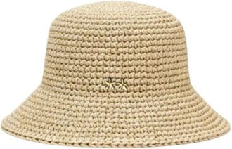 F**k Femme, Accessoires, Beige, Taille: ONE Size Straw Hat