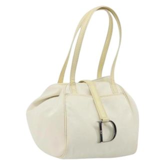 Dior Pre-owned Nylon Hand Bag - - Pre-owned - Damen - Beige - ONE SIZE