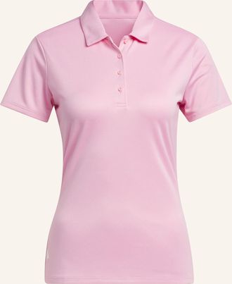adidas Solid Performance Short Sleeve Poloshirt Für Damen pink