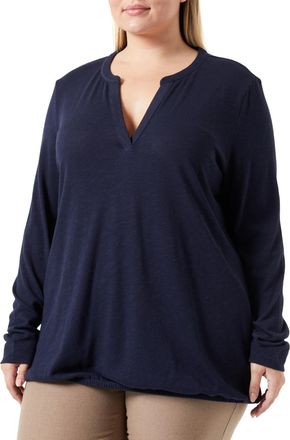 s.Oliver Damen T-Shirt Langarm Blue 34