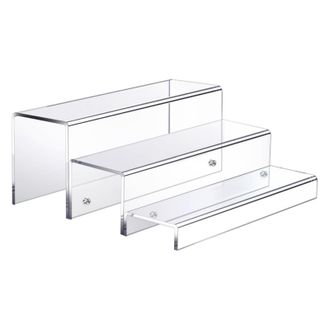 Generic Barregal f&uuml;r Spirituosenflaschen | Alkoholst&auml;nder und Erh&ouml;hung aus Acryl mit 3 Ebenen | Weinflaschenhalter f&uuml;r Wohnzimmer, Esszimmer, K&uuml;che | Aufbewah