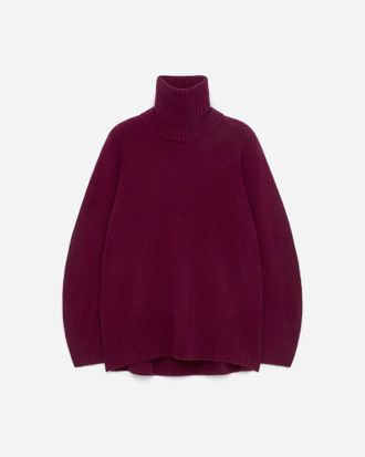 Arket Rollkragenpullover Aus Reinem Kaschmir -Rot