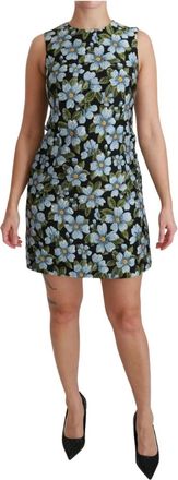 Dolce & Gabbana Femme, Robes, Multicolore, Taille: 44 FR Robe Mini Trap&egrave;ze