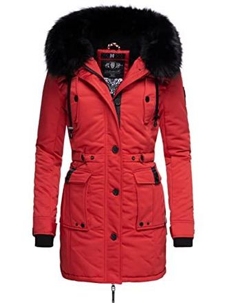 Navahoo Luluna Prc Veste dhiver Parka pour Dame avec Capuche Rouge S
