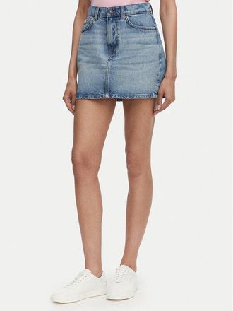 Guess Jeansrock W5GD0Q D5M4A Blau Regular Fit