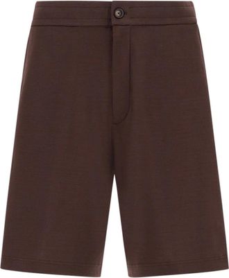 Herno Homme, Shorts, Brun, Taille: S Shorts en maille jersey
