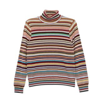 Paul Smith Signature Stripe Turtleneck - - Knitwear - Damen - Mehrfarbig - M