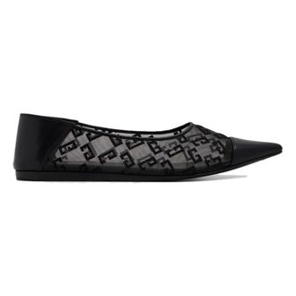 Givenchy Schwarze Mesh Ballerinas - - Shoes - Damen - Schwarzk - 38 1/2 EU