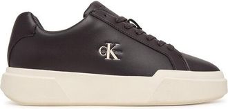 Calvin Klein Sneakers Chunky Cupsole Laceup Lth YW0YW01947 Dunkelbraun