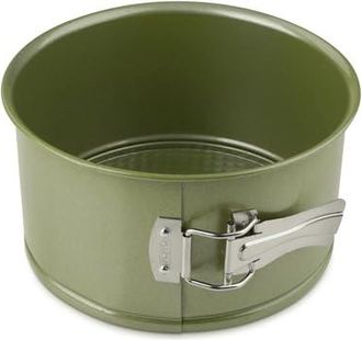 Zenker 7458 Moule à manqué à panettone à charnière, Moule vert éco-responsable anti-adhésif, ILAG, Cire de carnauba, 18 x 10 cm