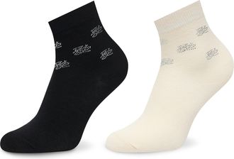 Karl Lagerfeld Lange Socken KARL LAGERFELD A2W47008 Schwarz