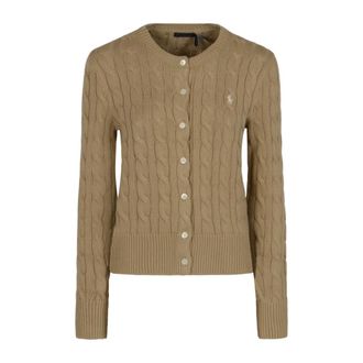 Polo Ralph Lauren Femme, Pulls, Brun, Taille: 40 FR Cttncblcardi Gilet Longue Manche