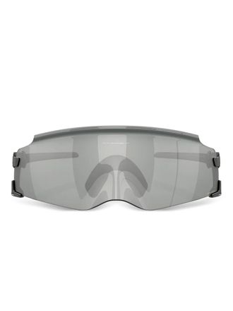 Oakley lunettes de soleil à monture couvrante - Noir