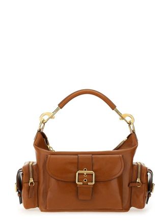 Chlo&eacute; Womens Leather Camera Bag Buff Domestic Cow Handbags Hand