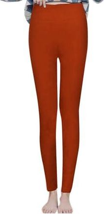 Generic Legging doublé en polaire pour femme - Collants thermiques confortables - Doux et chaud - Pantalon de yoga épais - Streetwear - Exploration en ville -