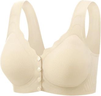 Generic Soutien Gorge Invisible Soutien Gorge sans Armature Brassiere Femme sans Armature De Classique Respirant Seamless Transparent Bretelles D&eacute;tachables St