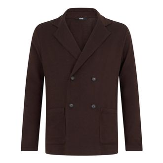 HUGO BOSS Zweireihiger Blazer - - Jackets - Herren - Braun - XL