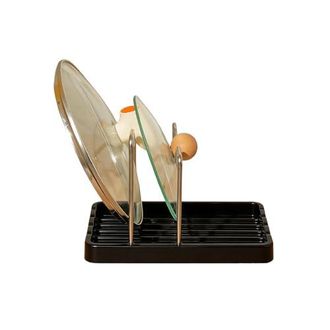 Generico Support de rangement pour casseroles et po&ecirc;les | Rangement de plan de travail avec plateau - Organisateur de po&ecirc;les et casseroles, pour cuisine, compt